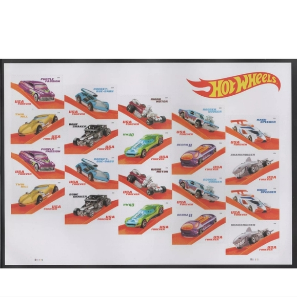 USPS | Office | 0 Usps Forever Stamps Hot Wheels 50th Anniversary Toy ...